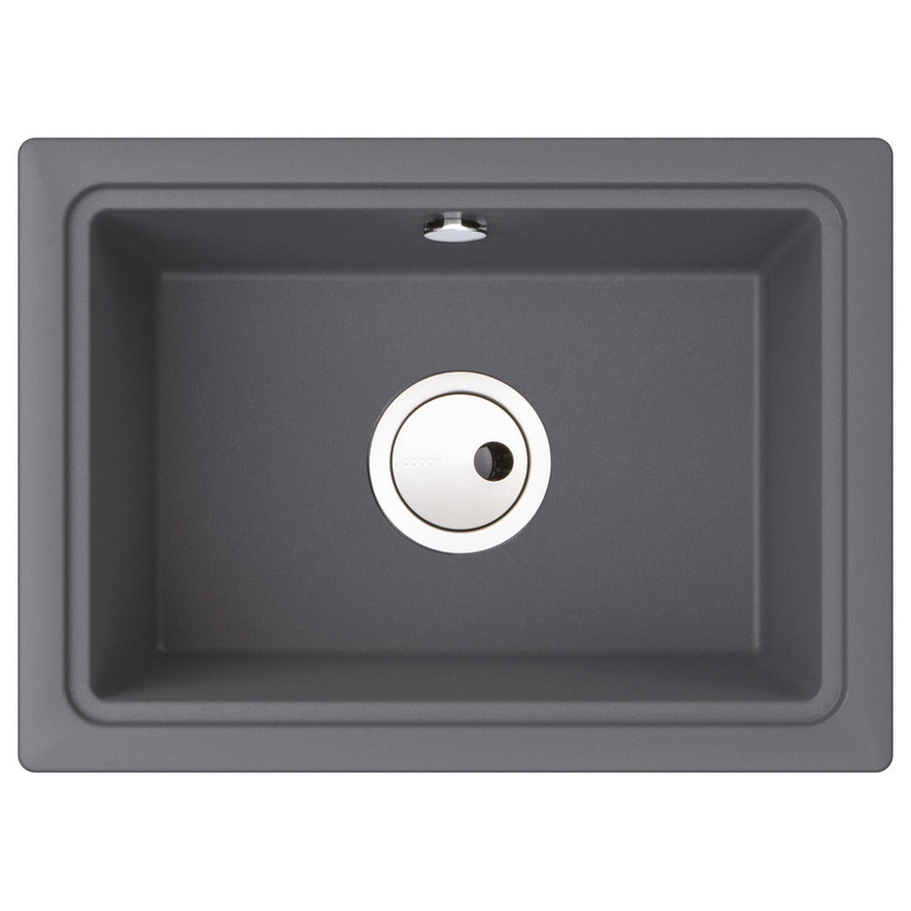 Abode Denton Undermount Inset Mount Single Bowl Kitchen Sink in Compos ...