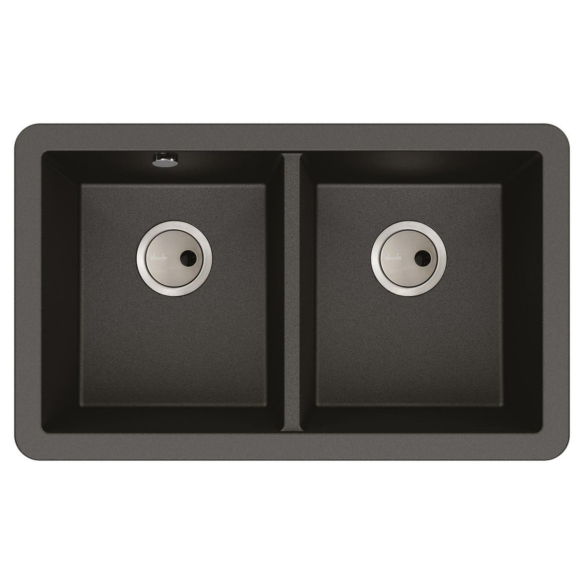 Abode Matrix GR15 Undermount Double Bowl Kitchen Sink in Composite ...