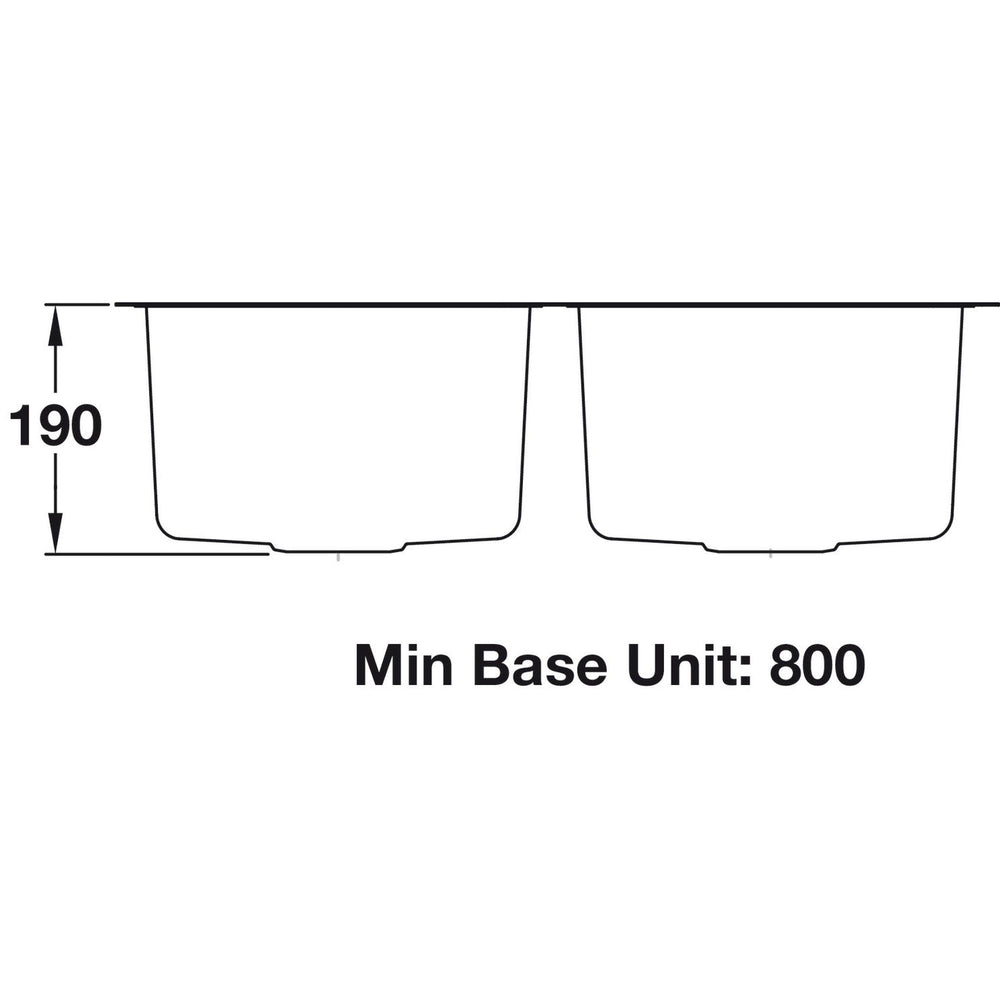 Rangemaster Alantic Classic Undermount Double Bowl Stainless Steel Kit ...