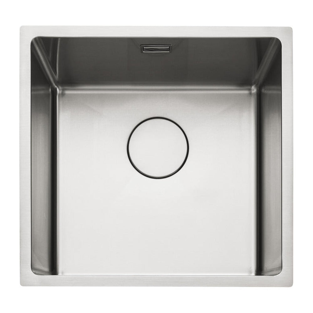 Rangemaster Cubix Undermount Inset Mount Single Bowl Stainless Steel K ...