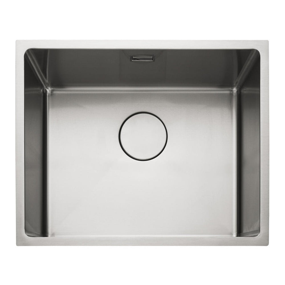 Rangemaster Cubix Undermount Inset Mount Single Bowl Stainless Steel K ...