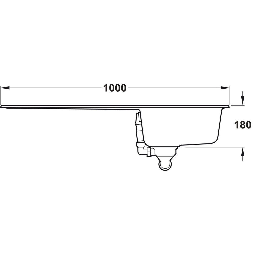Rangemaster Elements Compact Granite Inset Mount Single Bowl Kitchen S ...