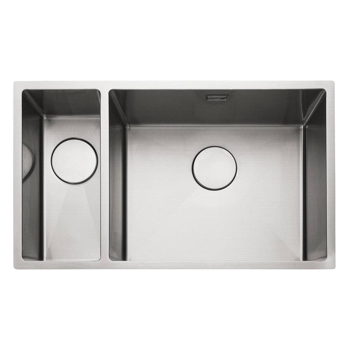 Rangemaster Kube Undermount Inset Mount One and Half Bowl Kitchen Sink ...