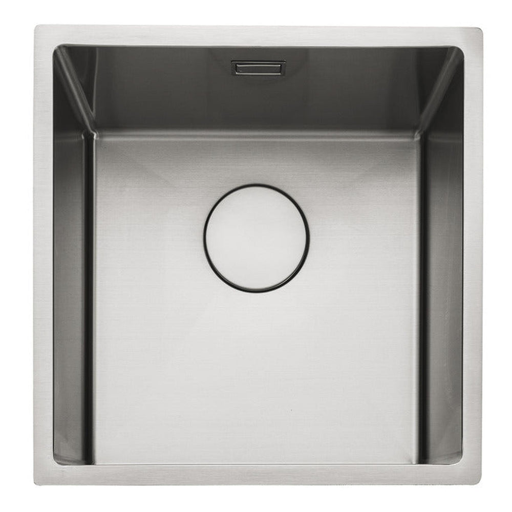 Rangemaster Kube Undermount Inset Mount Single Bowl Kitchen Sink For 5 ...