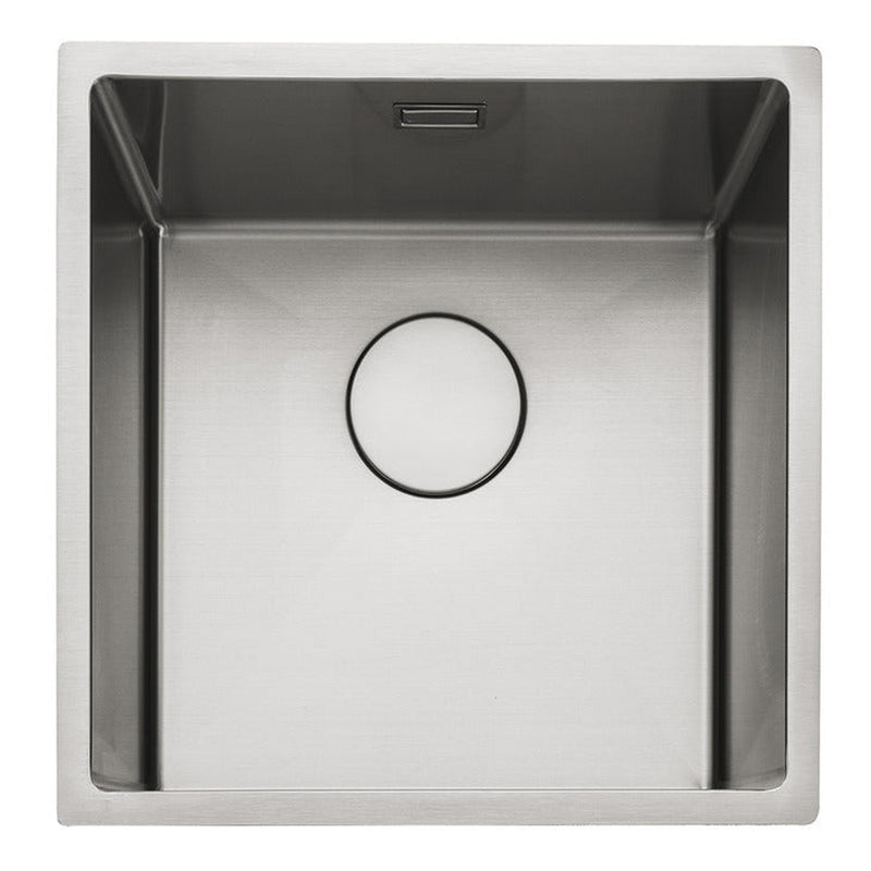 Rangemaster Kube Undermount Inset Mount Single Bowl Kitchen Sink For 5 ...
