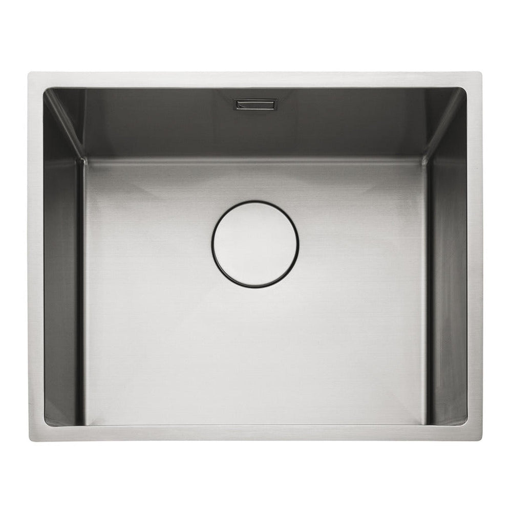 Rangemaster Kube Undermount Inset Mount Single Bowl Stainless Steel Ki ...