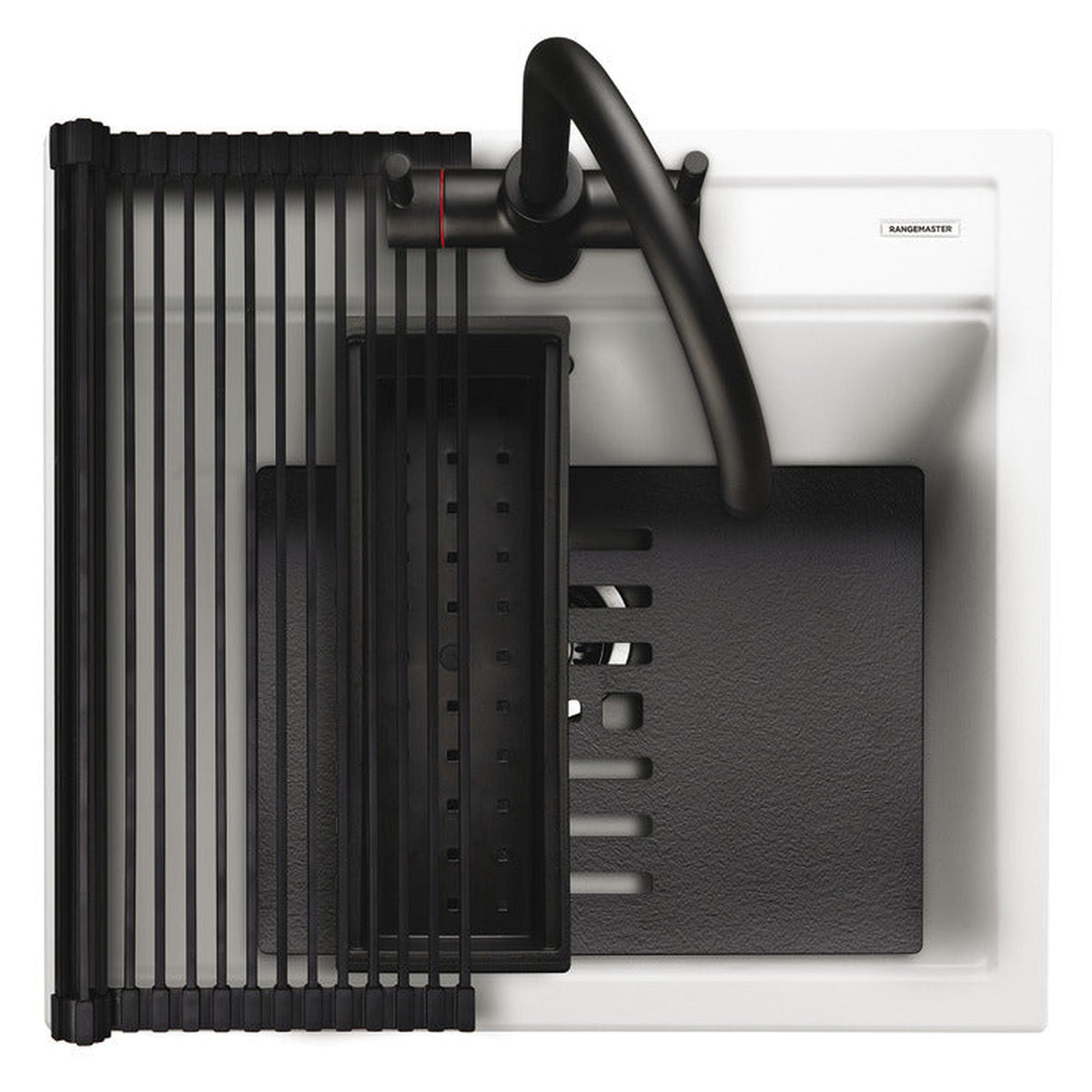 Rangemaster Prato Inset Mount Single Bowl Kitchen Sink in Granite – The ...