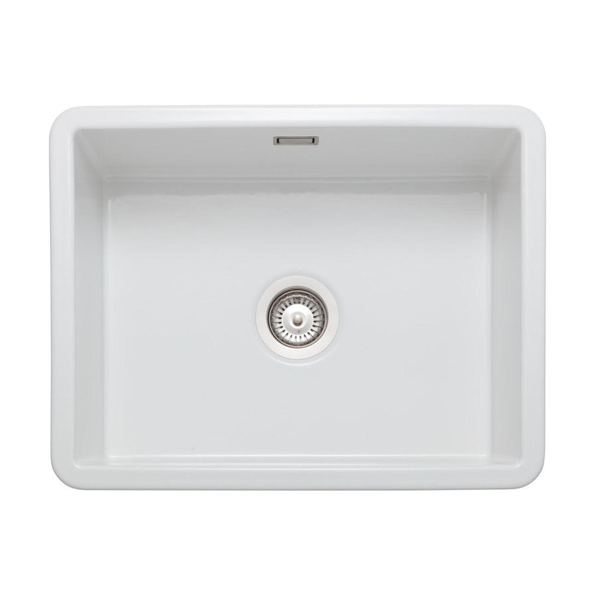 Rangemaster Rustique Inset Mount Single Bowl Kitchen Sink in Ceramic ...