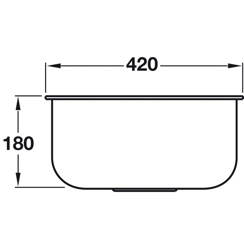 Smeg Alba Undermount Single Bowl Stainless Steel Kitchen Sink – The Tap ...